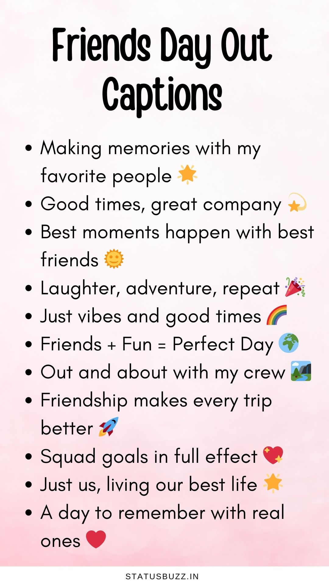 140+ Day Out Captions & Quotes For Instagram - StatusBuzz