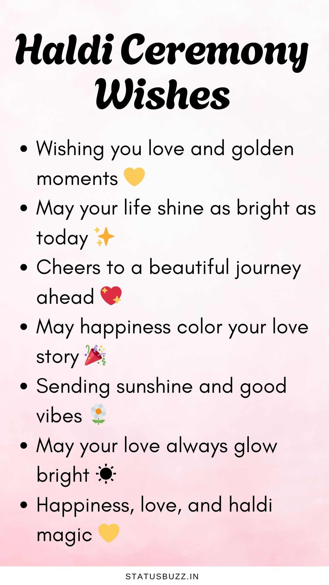 150+ Haldi Ceremony Captions For Instagram - StatusBuzz