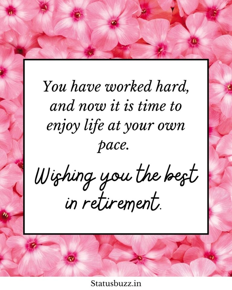 120+ Heartfelt Retirement Wishes to Celebrate a New Journey - StatusBuzz