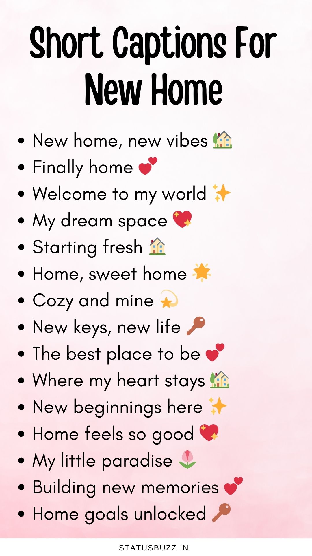 160+ New Home Captions & Quotes - StatusBuzz