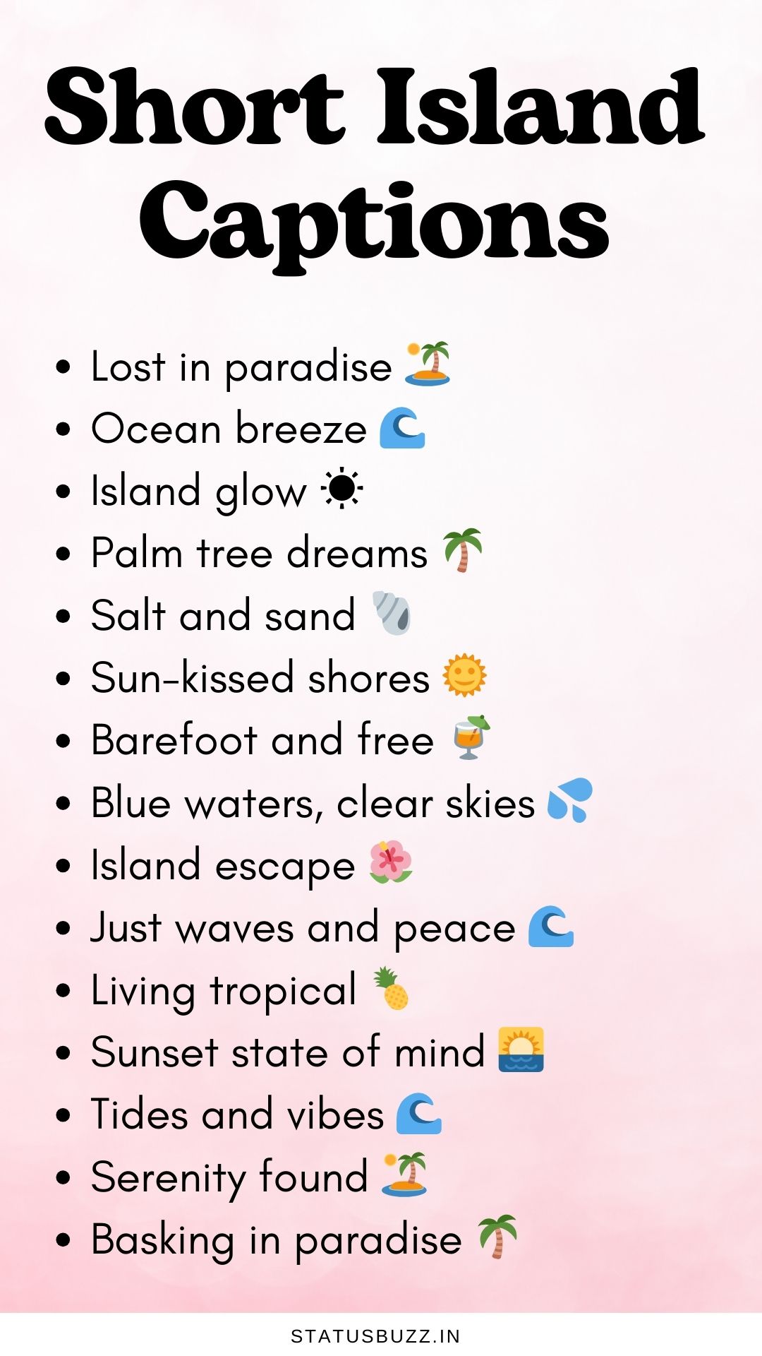 150+ Island Captions & Quotes For Instagram - StatusBuzz