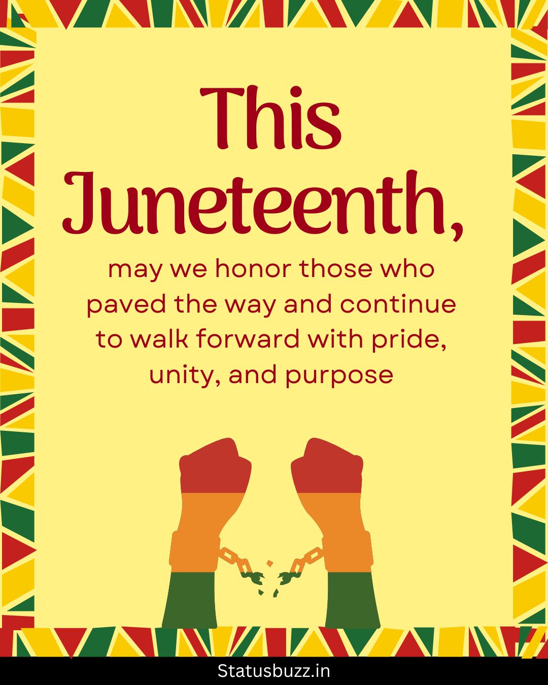 110+ Juneteenth Captions, Quotes & Sayings - StatusBuzz