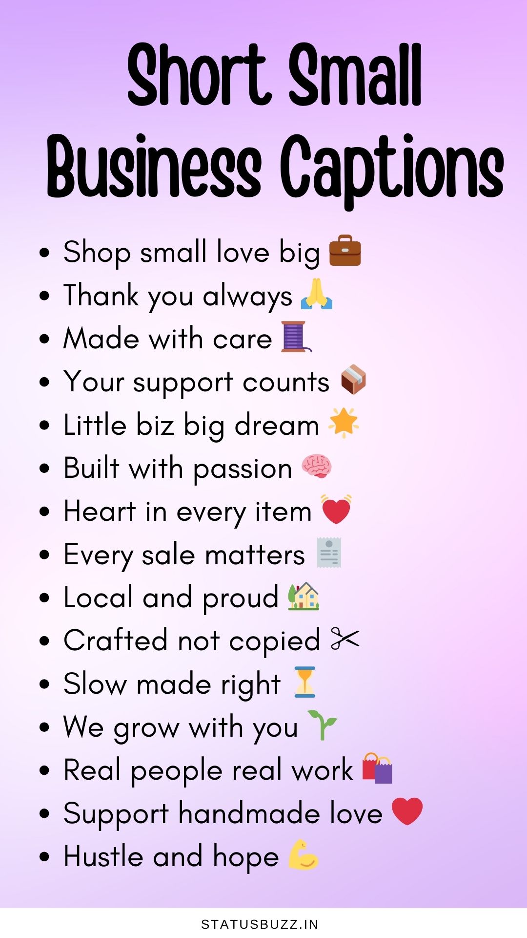 140+ Small Business Captions, Quotes & Slogans - StatusBuzz