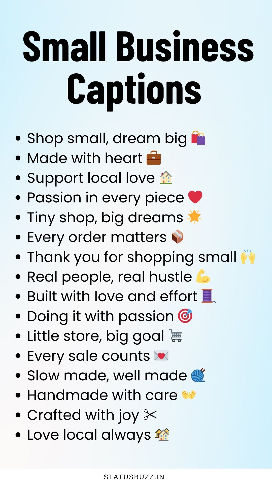 140+ Small Business Captions, Quotes & Slogans - StatusBuzz