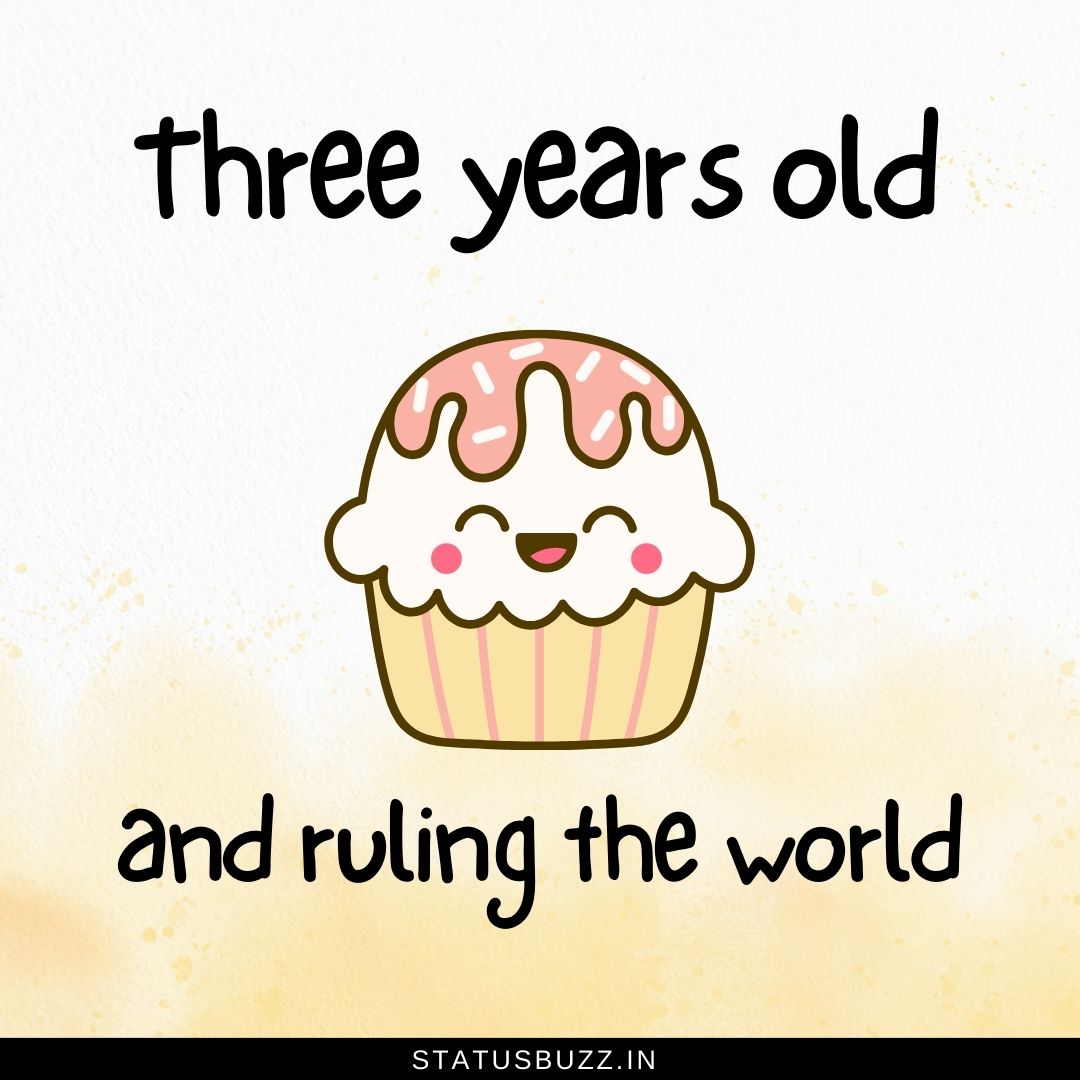 160+ Fun Three-Year-Old Birthday Puns, Jokes & Captions - StatusBuzz