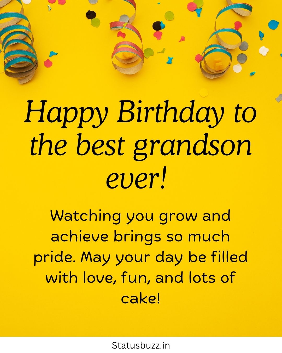 110+ Heartwarming Birthday Wishes For Grandson - StatusBuzz