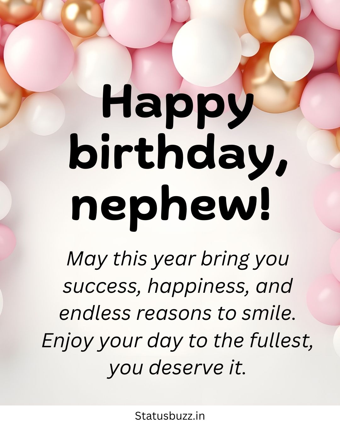 120+ Heartfelt Birthday Wishes For Nephew - StatusBuzz