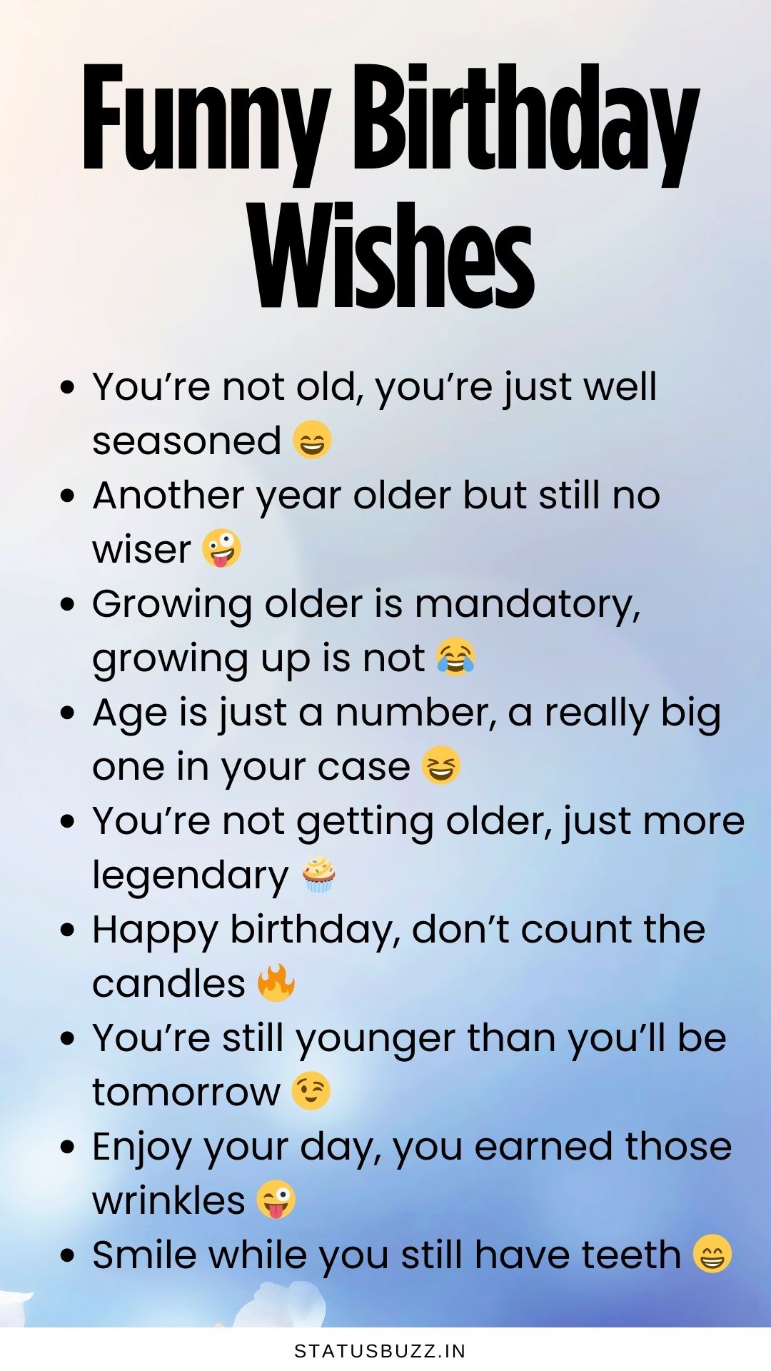 160+ Hilarious Happy Birthday Wishes to Make Them Laugh - StatusBuzz
