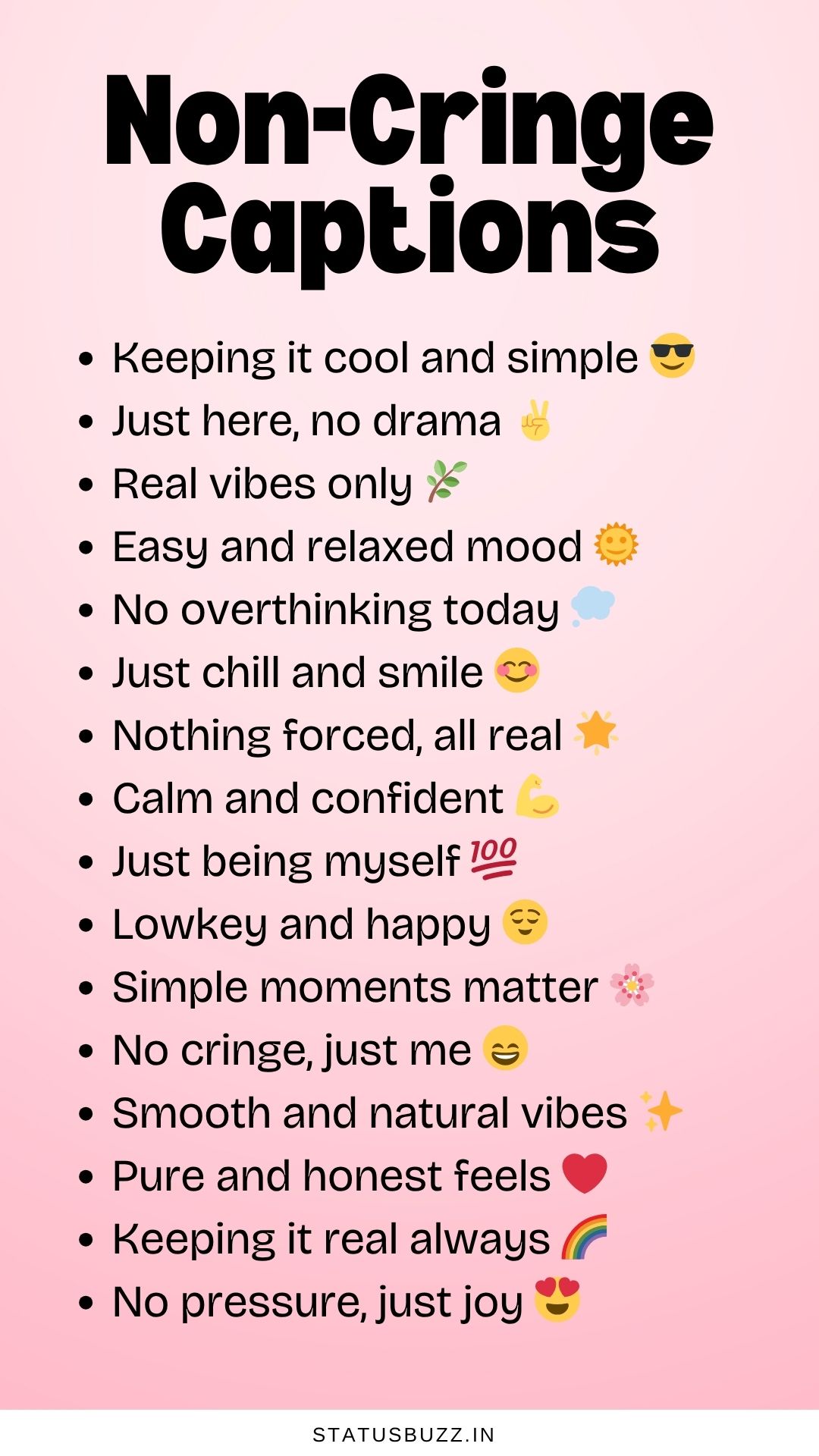 160+ Non-Cringe Captions For Instagram - StatusBuzz