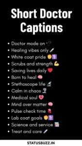 90+ Inspiring Quotes & Captions About Doctors - StatusBuzz