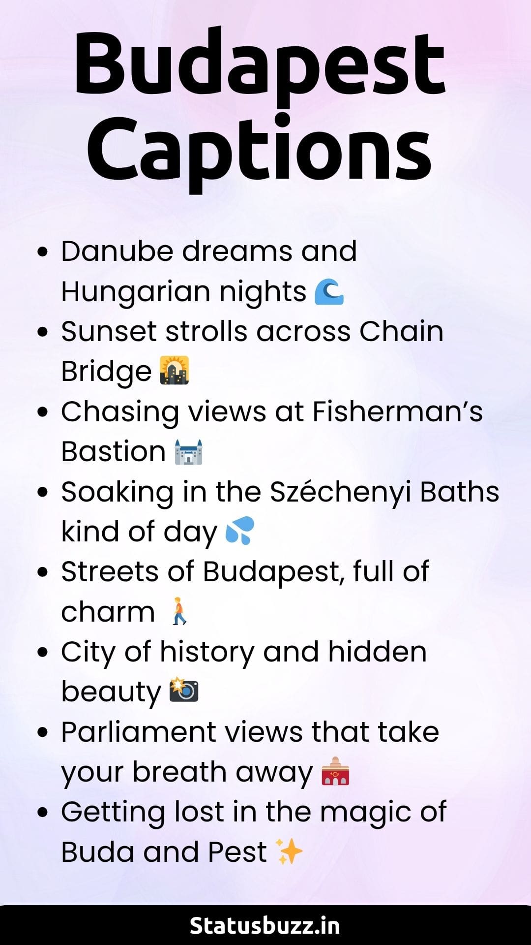 140+ Budapest Captions & Quotes For Instagram - StatusBuzz