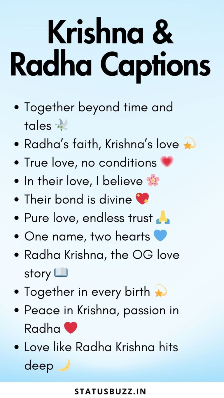 140+ Krishna Captions & Quotes For Instagram Posts - StatusBuzz