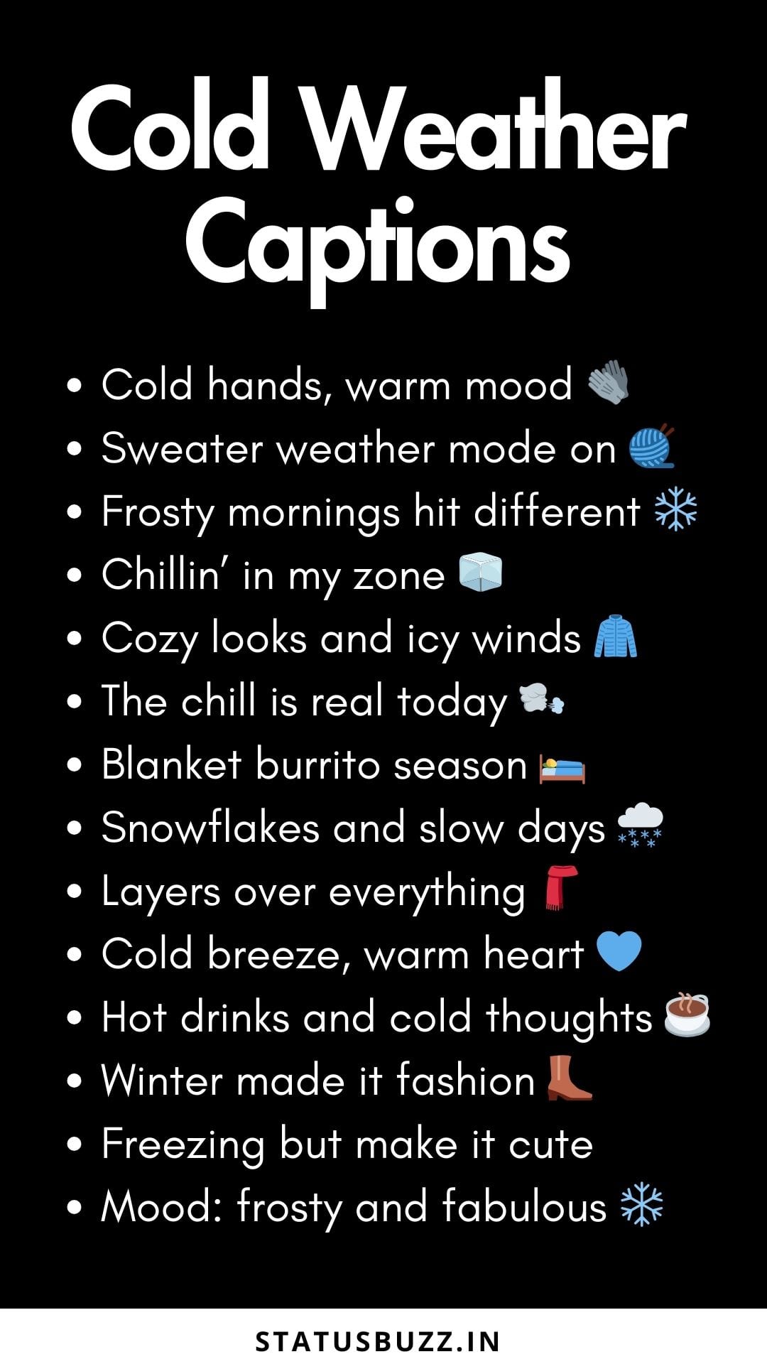 220+ Weather Captions & Quotes For Instagram - StatusBuzz
