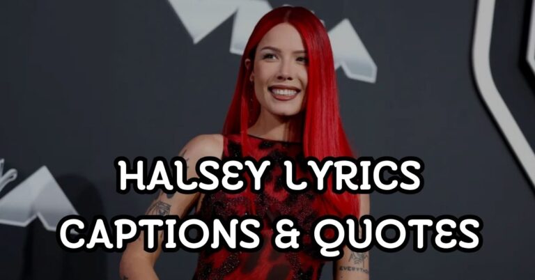85+ Halsey Lyrics Captions & Quotes For Instagram - StatusBuzz