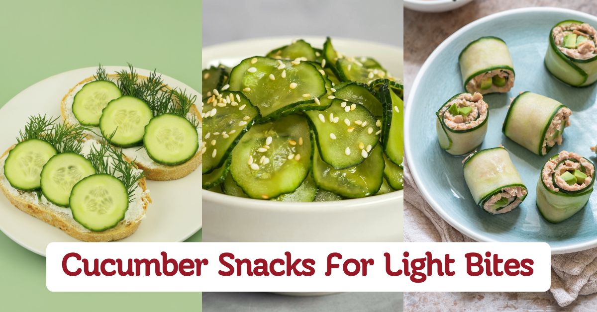 27 Refreshing Cucumber Snacks For Light Bites - StatusBuzz