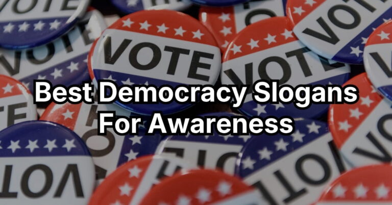 160+ Best Democracy Slogans For Awareness - StatusBuzz
